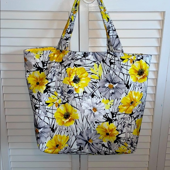 Hand Crafted | Bags | Hand Crafted All Purpose Tote Bag Floral | Poshmark